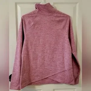 Apana | Tops | Apana Cowl Neck Pink Workout Top | Poshmark